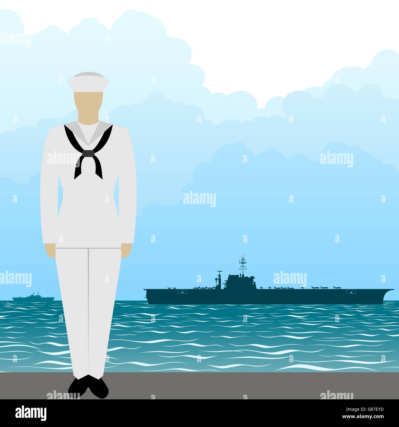 Sailor Uniform Seaman High Resolution Stock Photography and Images - Alamy