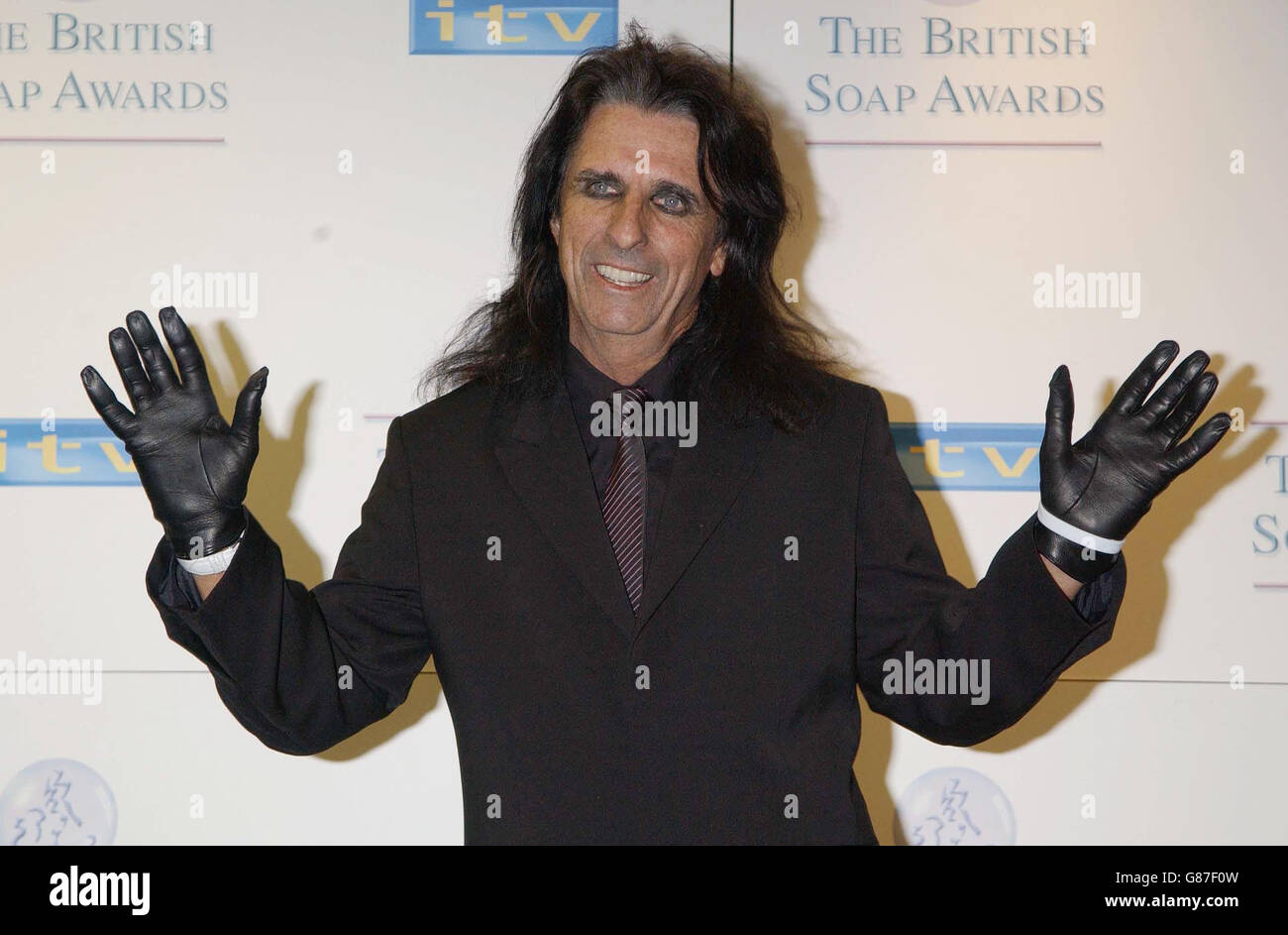 6th Annual British Soap Awards - BBC Television Centre. Alice Cooper ...