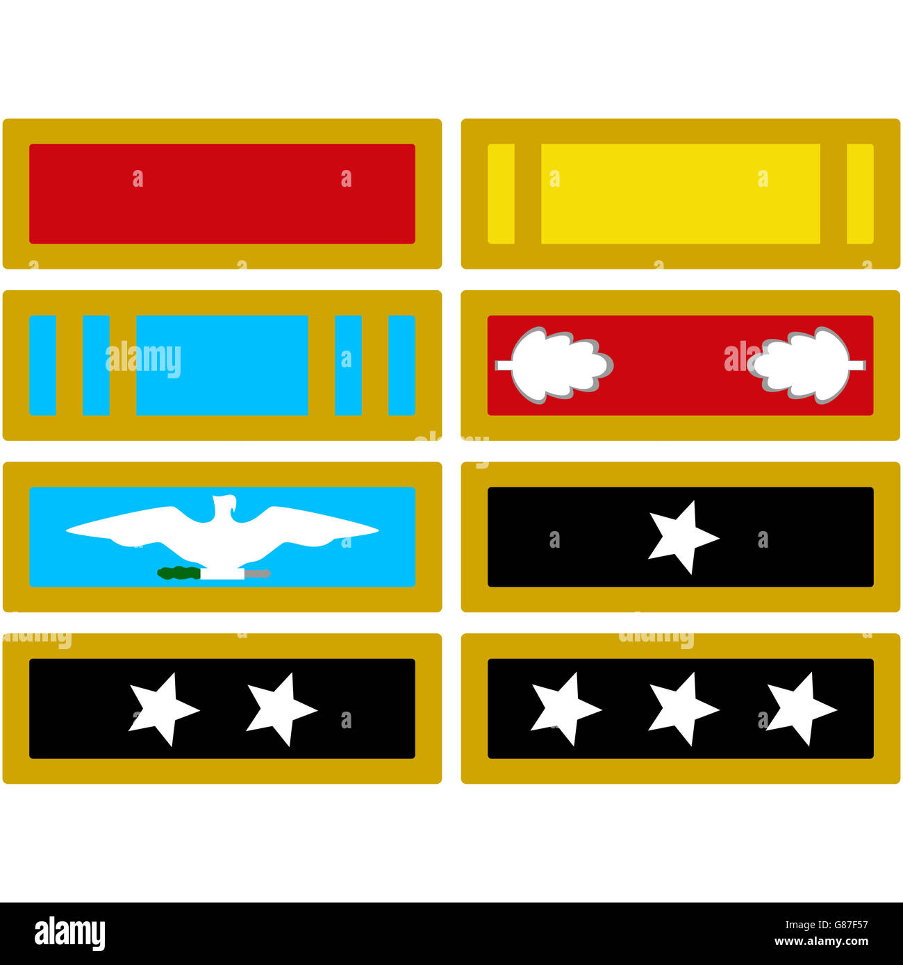 The insignia of the US Army during the American Civil War. The ...