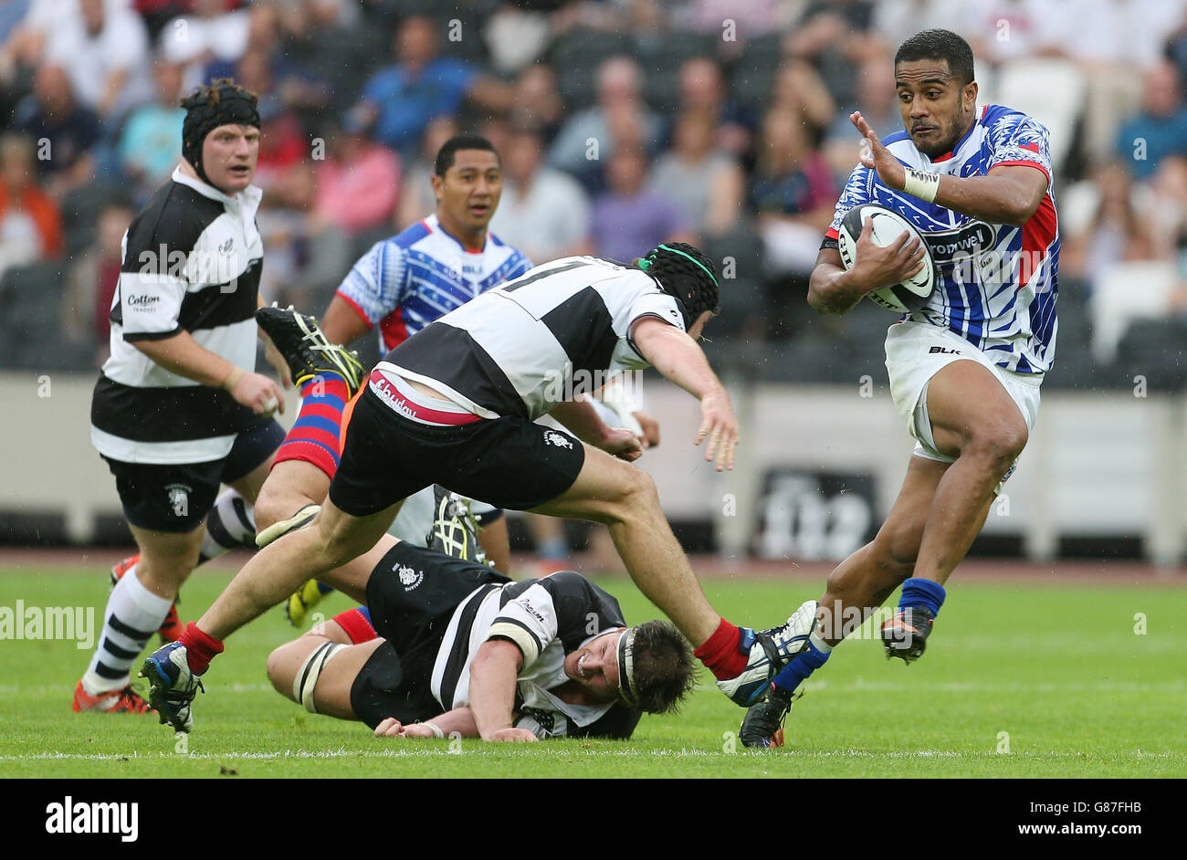 Rugby Union - Test Match - Barbarians v Samoa - The Stadium at Queen ...