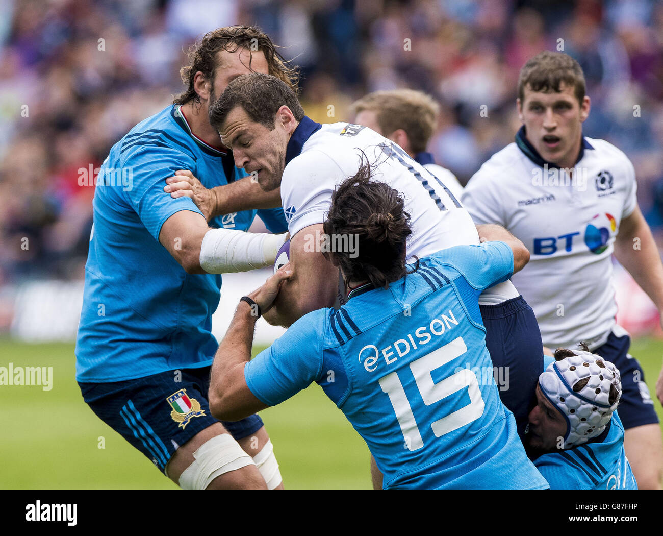 Rugby Union - World Cup Warm Up Match - Scotland v Italy - Murrayfield ...
