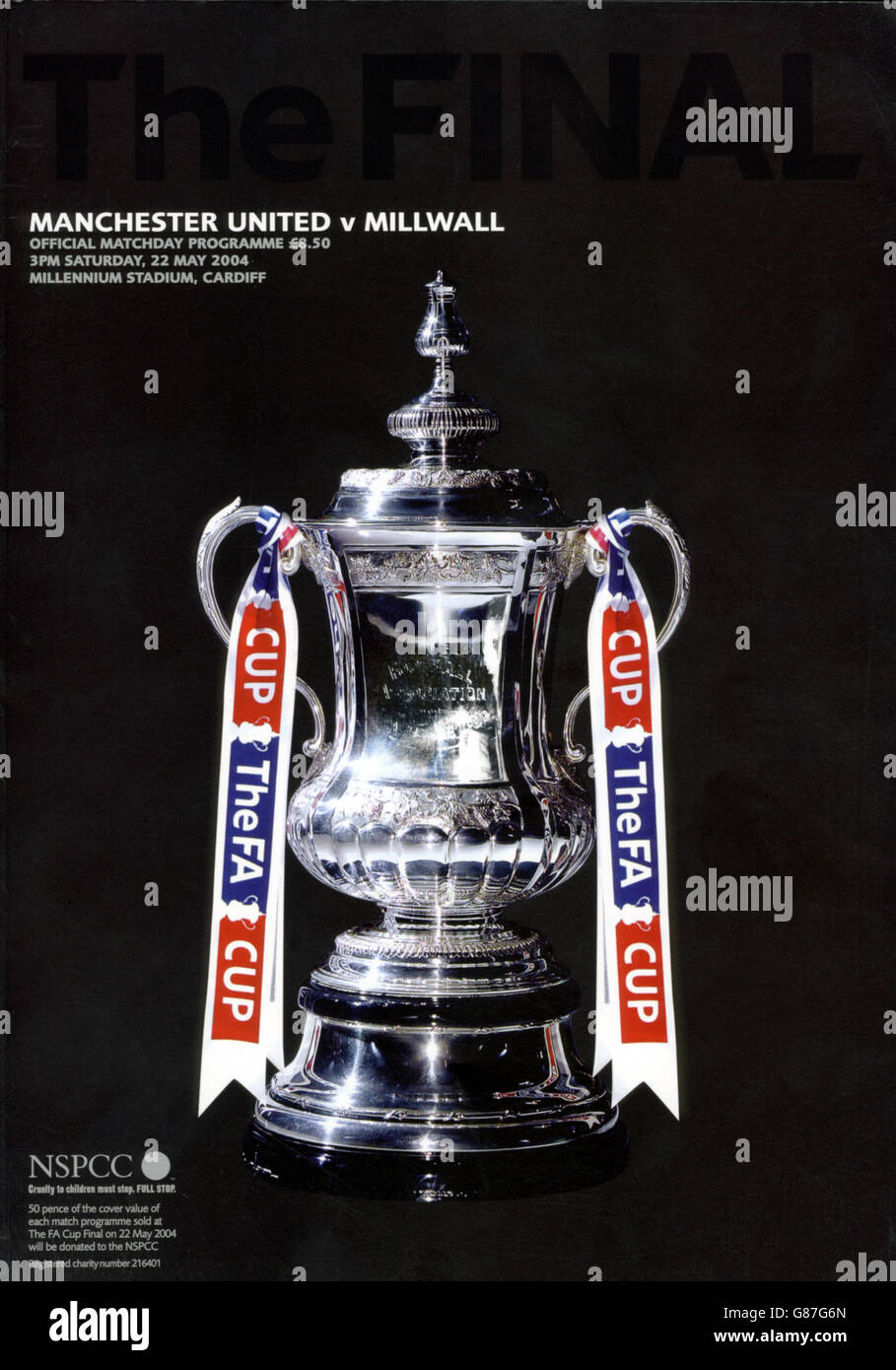 Soccer - FA Cup Final - Programme. Front cover of the official match ...