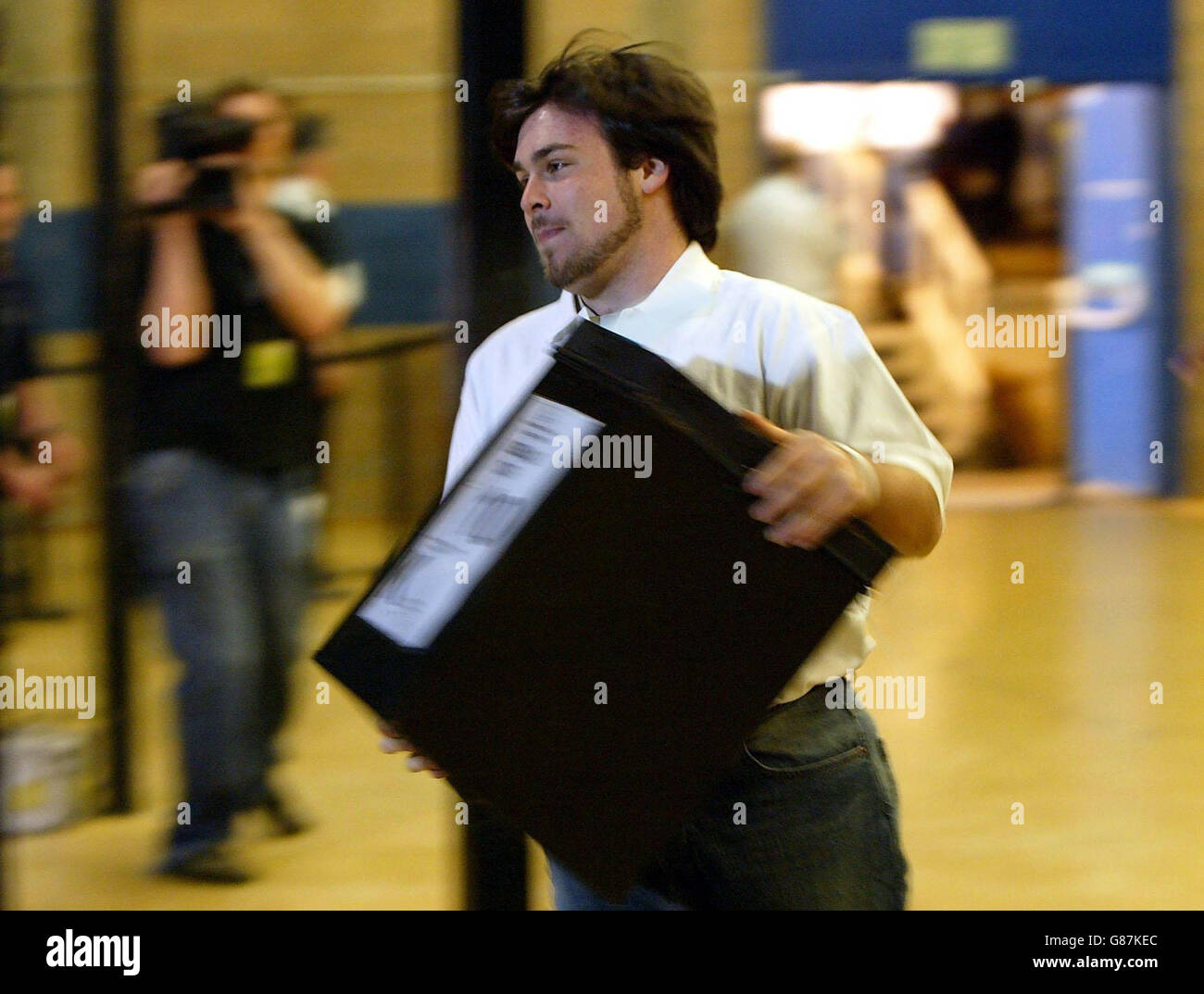 A bollot box is rushed into the Sunderland South count. Sunderland ...