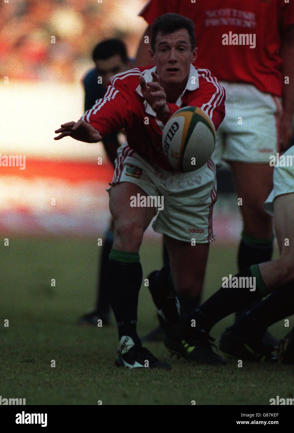 Rugby Union - Northern Transvaal v British Lions. Rob Howley, British ...