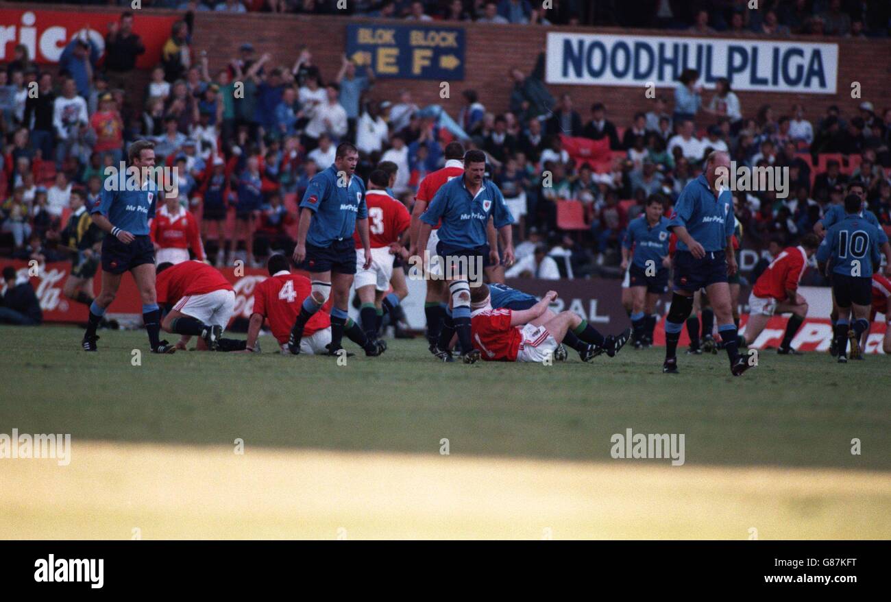 Rugby Union - Northern Transvaal v British Lions. The British Lions are ...