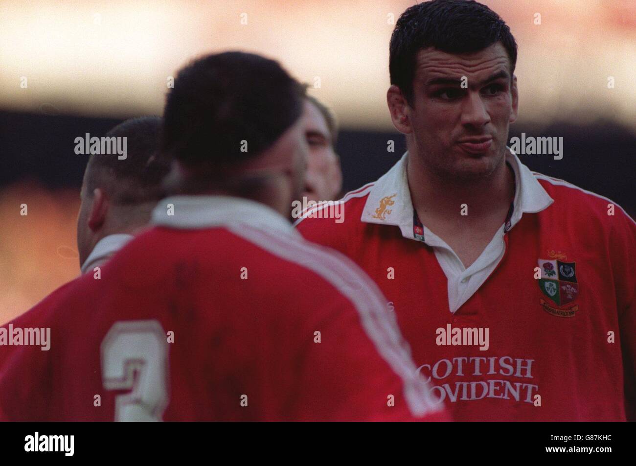 Rugby Union - Northern Transvaal v British Lions. Martin Johnson ...