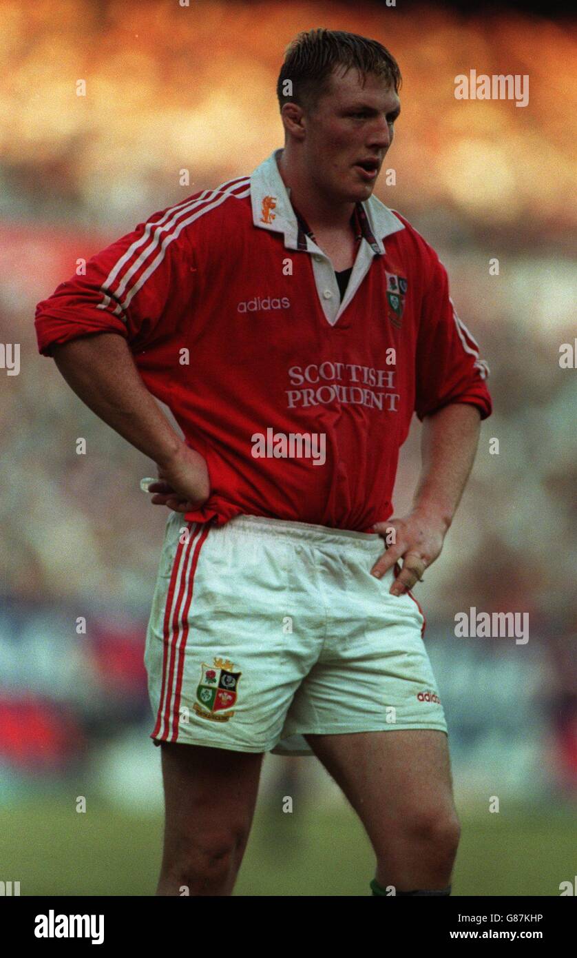 Rugby Union - Northern Transvaal v British Lions. Eric Miller, British ...