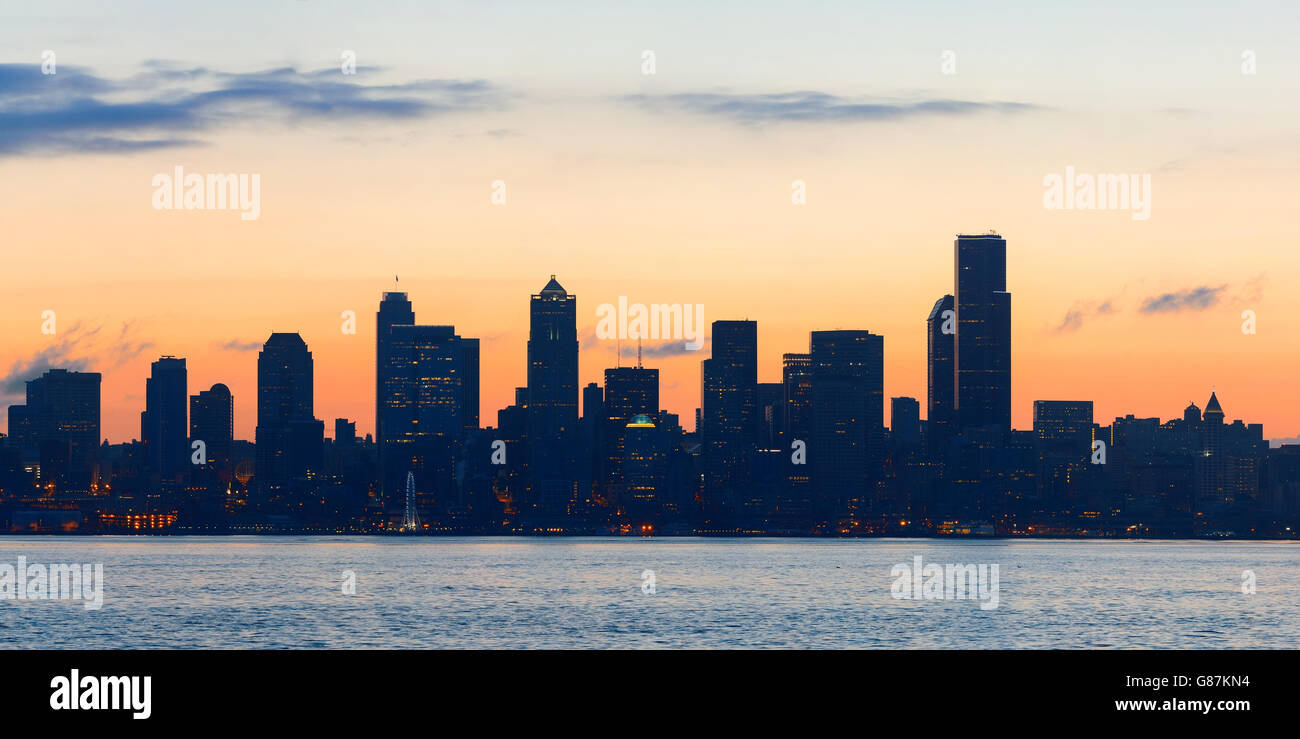 Seattle Skyline Sunrise