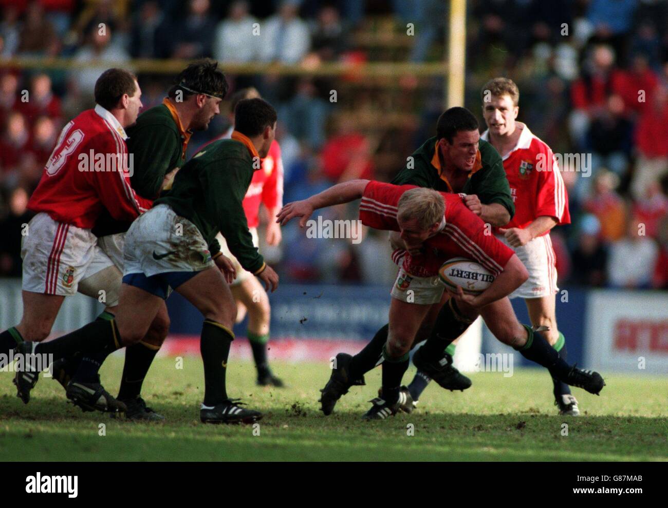 Rugby Union - Emerging Springboks v British Lions. Neil Back, British ...