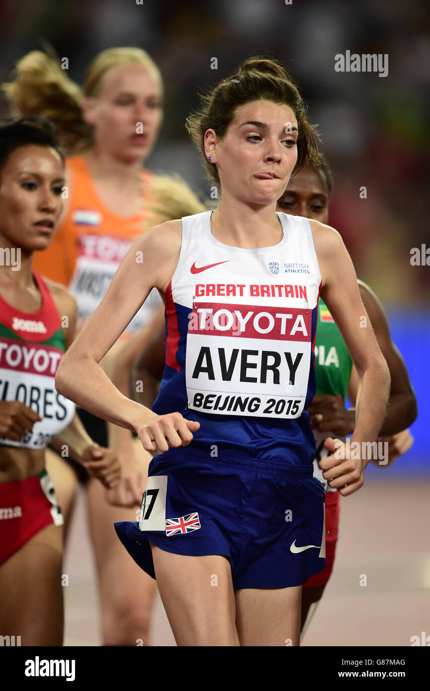 Great Britain's Kate Avery in action in the Women's 10,000m Final ...