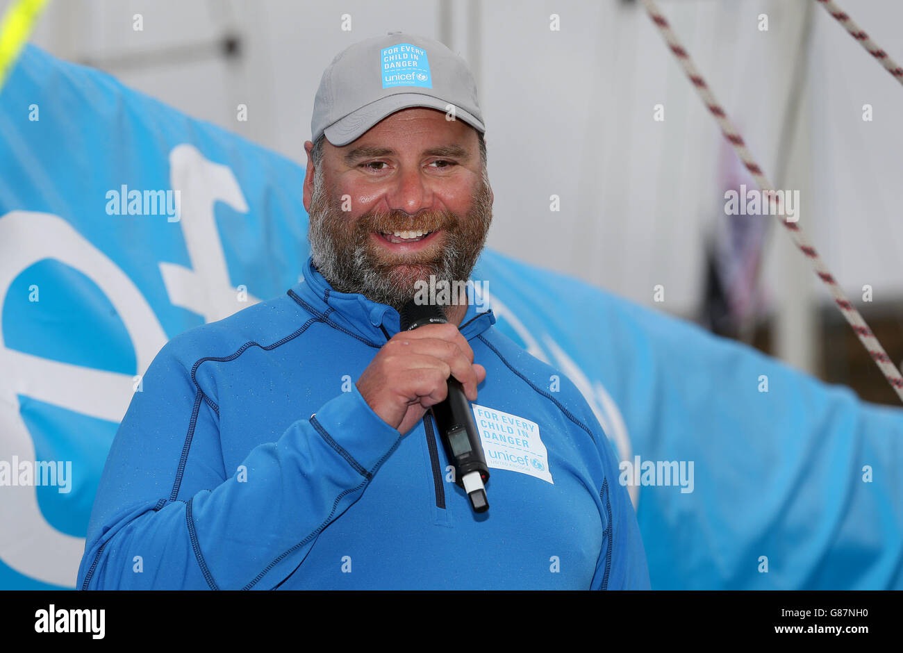 Skipper Jim Prendergast during day three of the Clipper Round the World ...