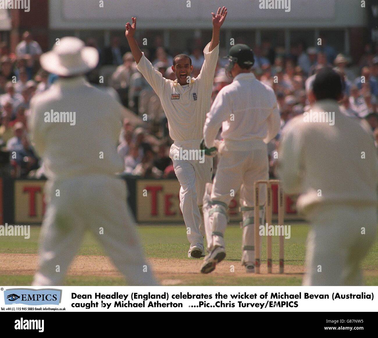Cricket headley atherton hi-res stock photography and images - Alamy