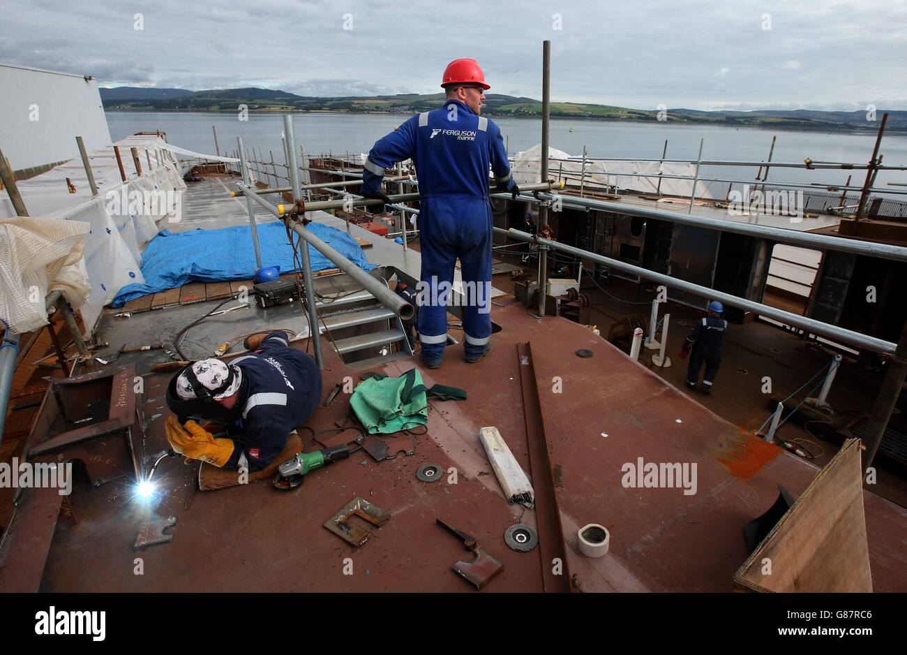Ferguson shipyard preferred bidder for ferry contract Stock Photo - Alamy