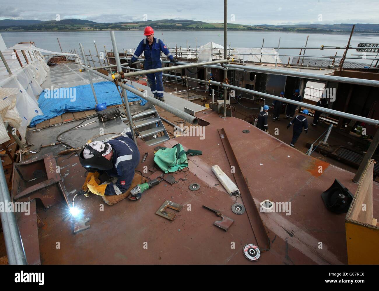 Ferguson shipyard preferred bidder for ferry contract Stock Photo - Alamy