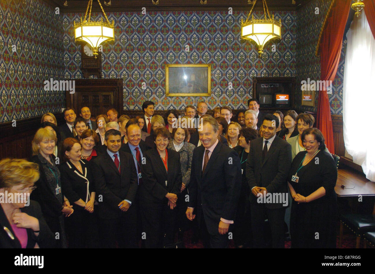 Tony Blair Welcomes New Labour MP's - Jubilee Rooms of the House of ...