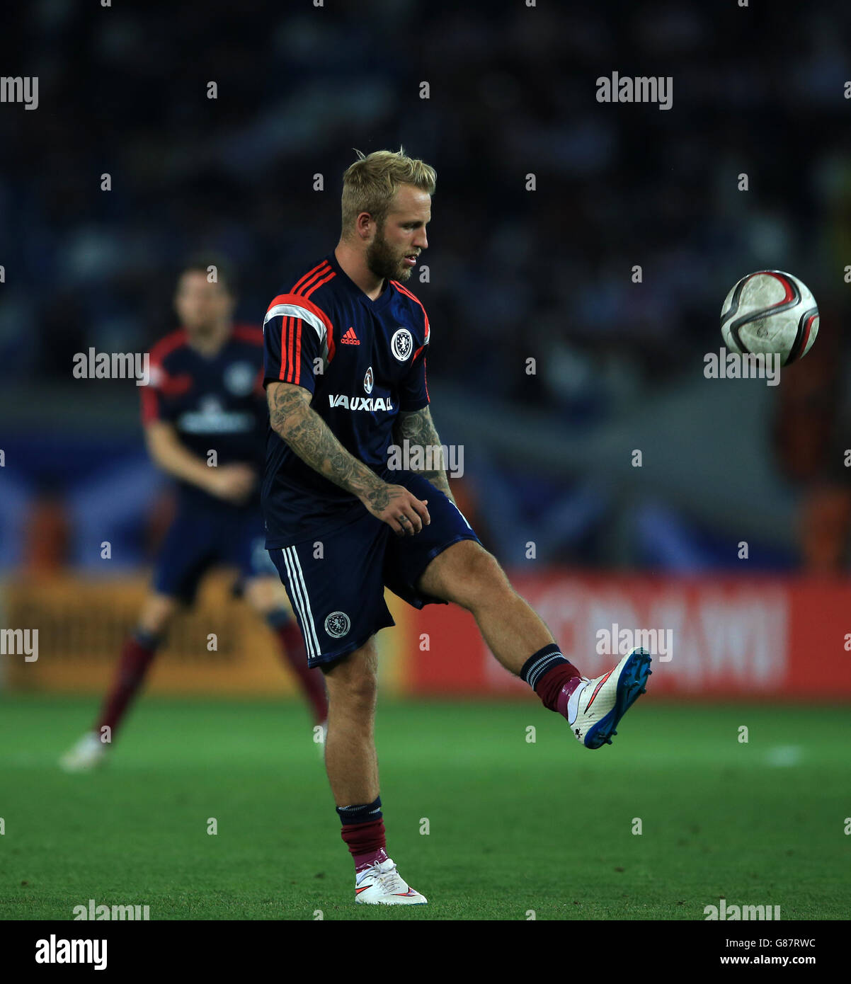 Scotland's Johnny Russell during warm up , during the UEFA European ...