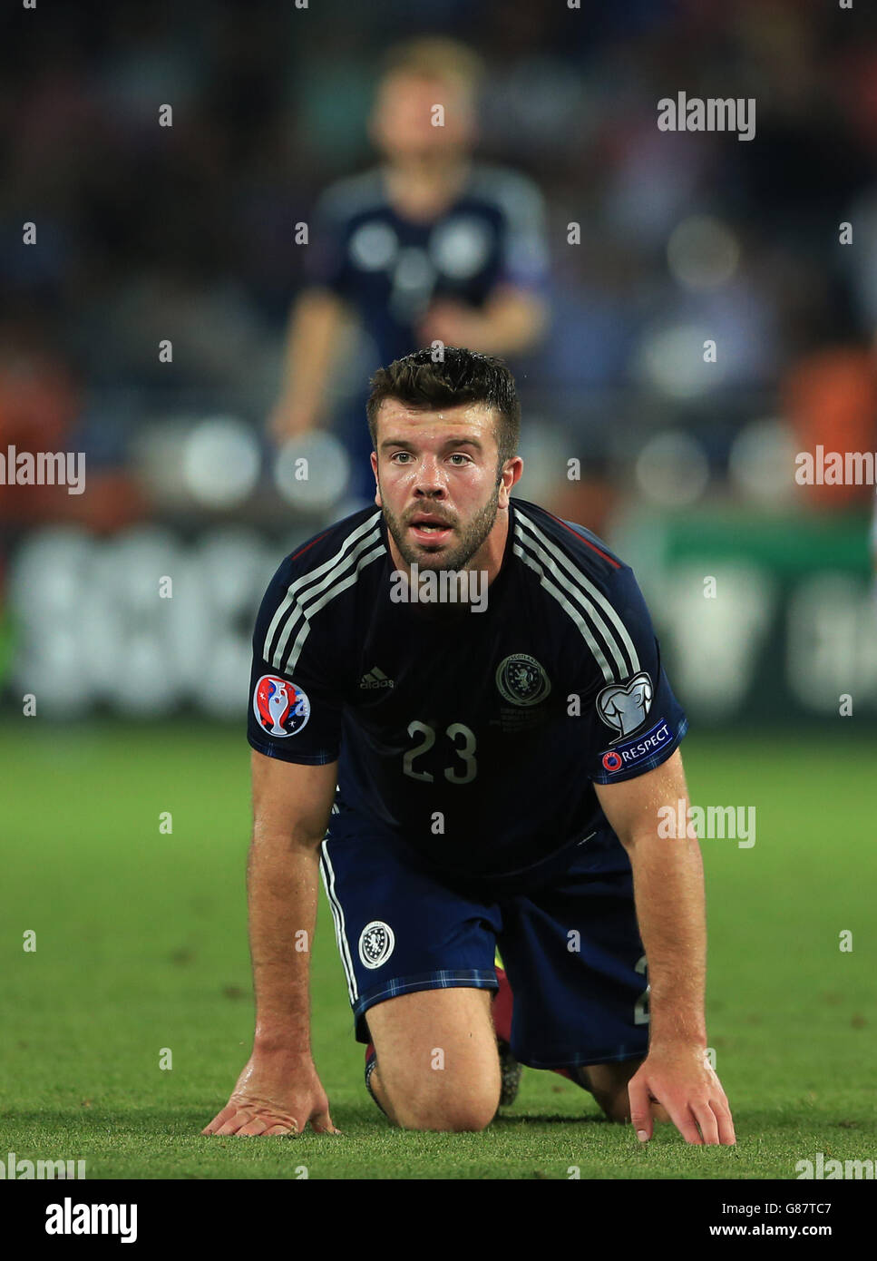 Scotland's Grant Hanley during the UEFA European Championship ...
