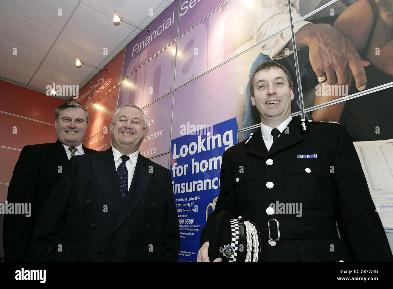 (Left-right) Roy Rudham, Chairman of the National Neighbourhood Watch ...