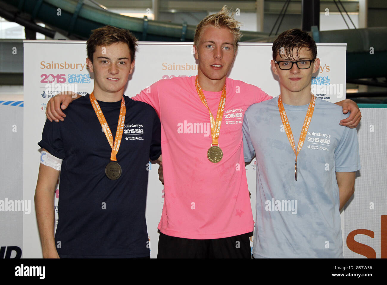 (l-r) Scotland South East's Toby Douglas, England North's Charlie ...