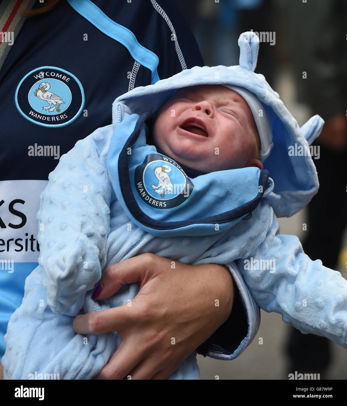 Seven week old fan of wycombe wanderers hi-res stock photography and ...