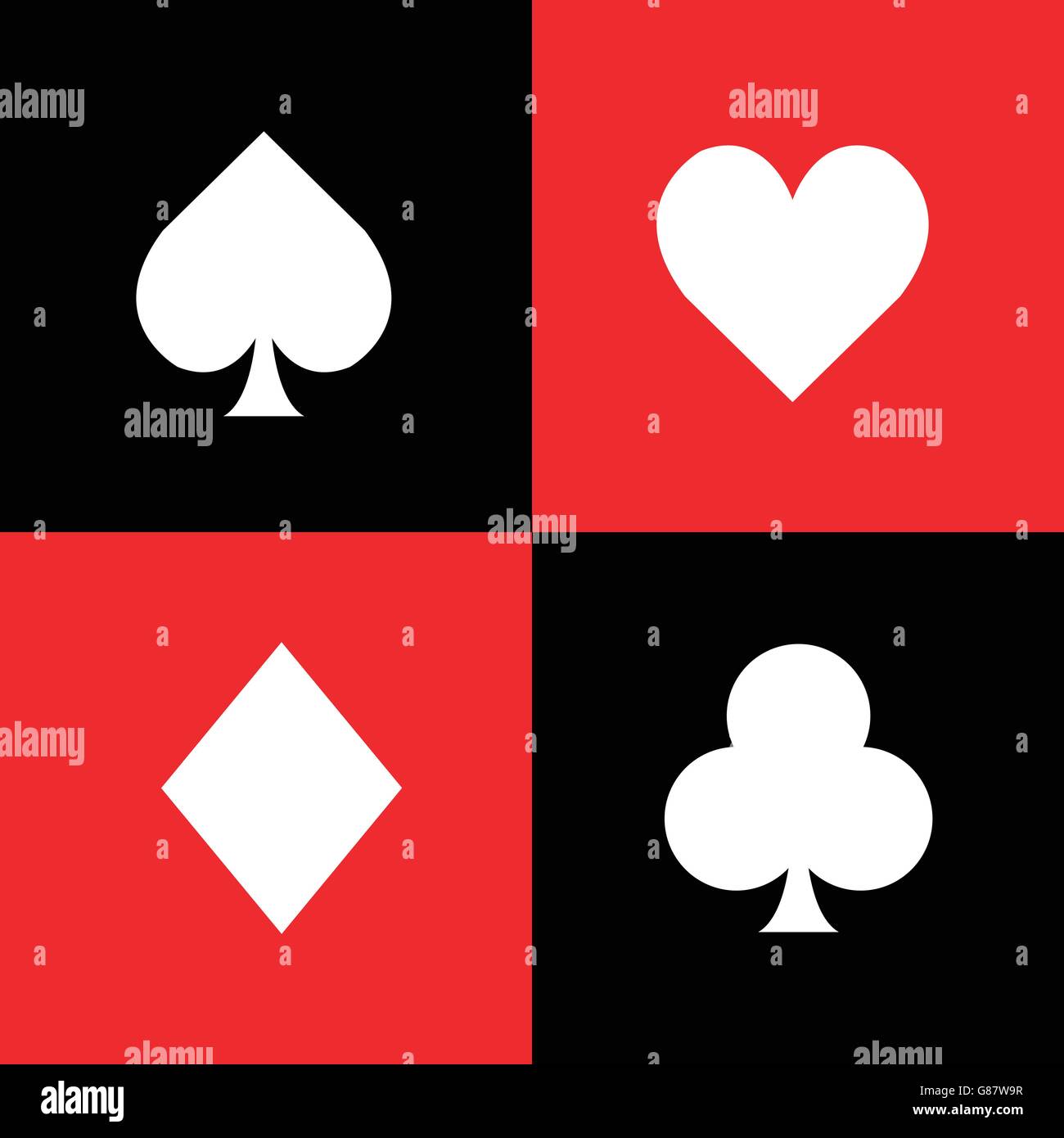 Playing card symbols hi-res stock photography and images - Alamy