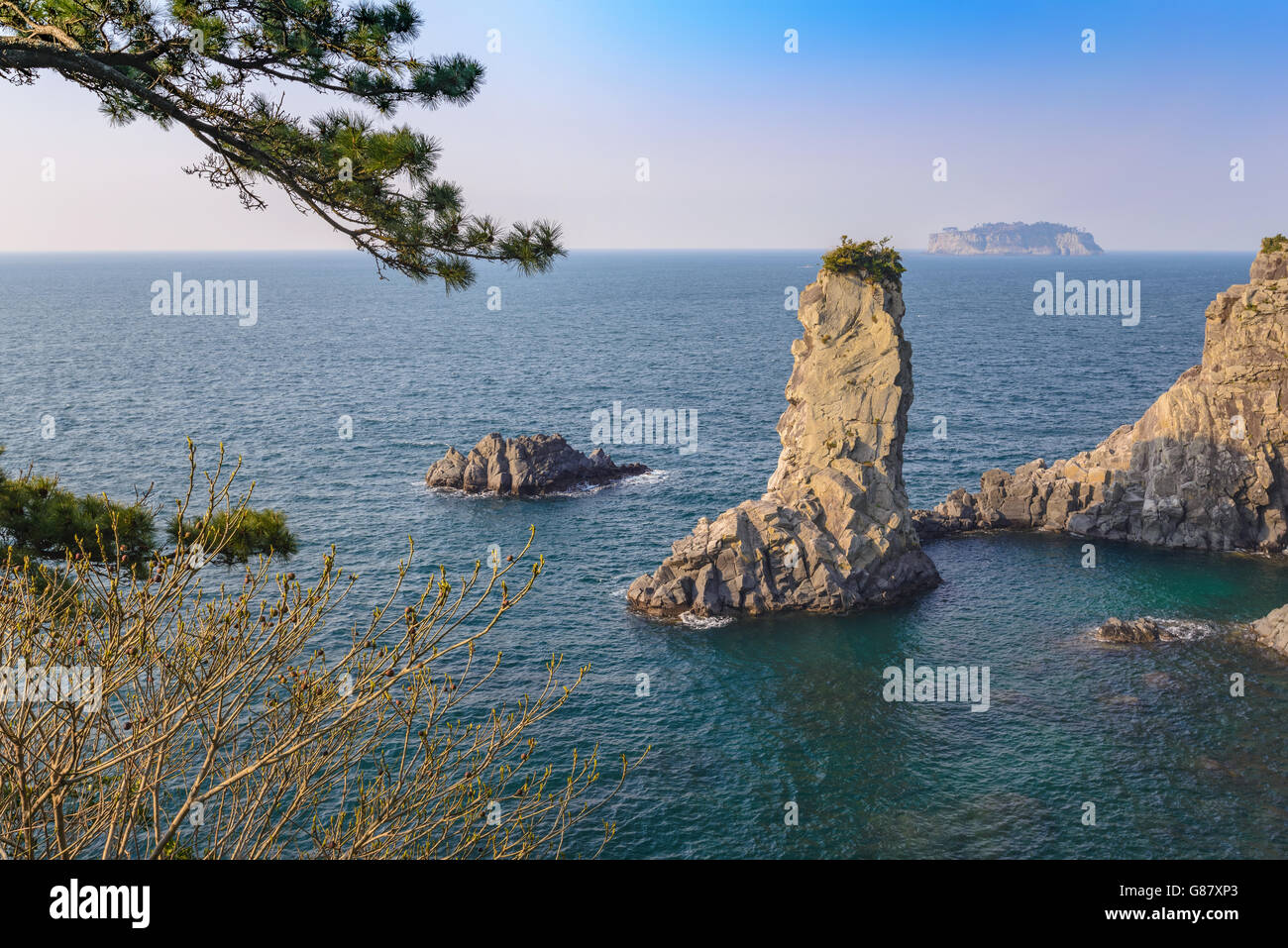 Oedolgae Rock, Jeju Island, South Korea Stock Photo - Alamy