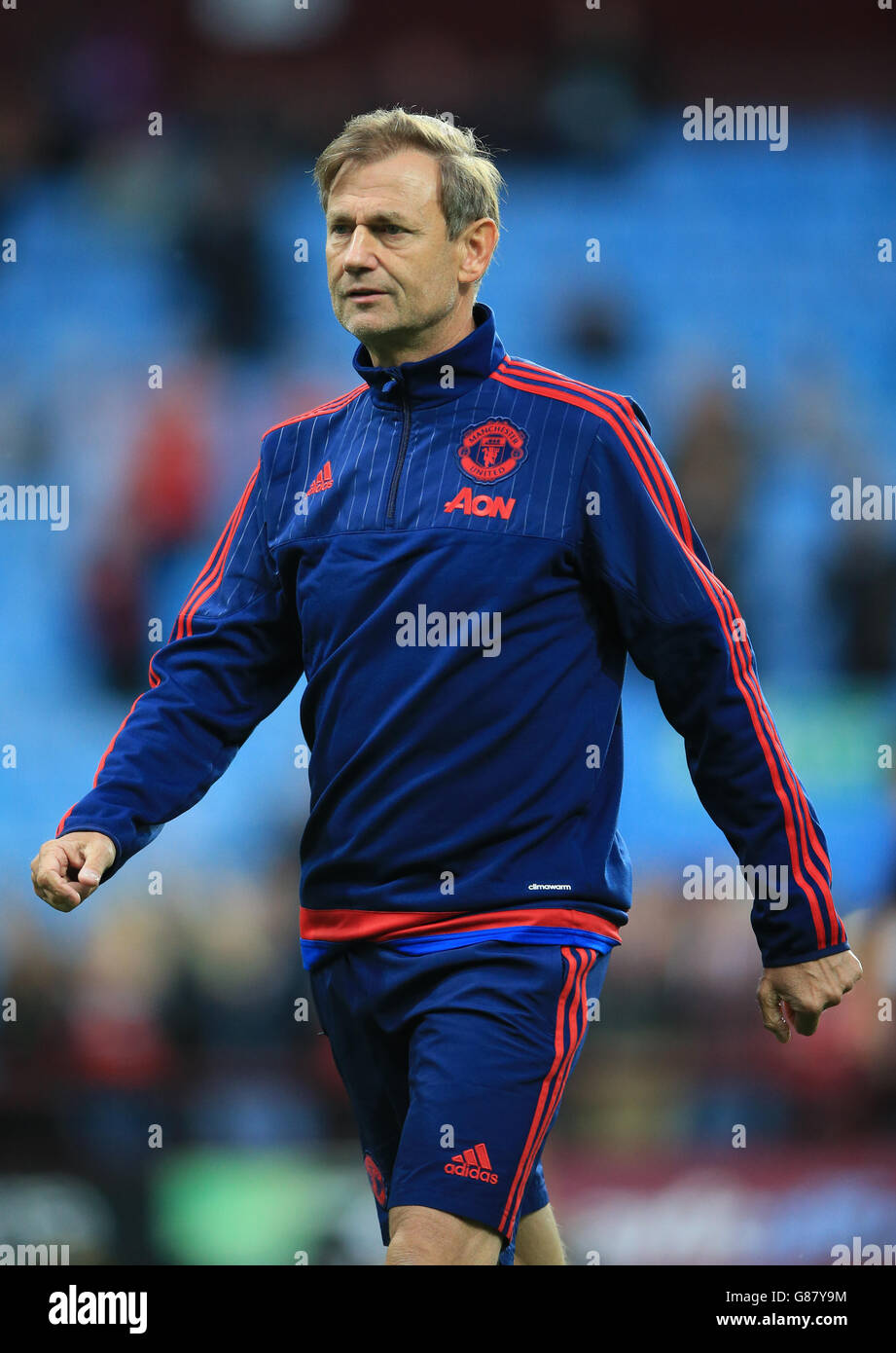 Manchester united first team coach hi-res stock photography and images ...
