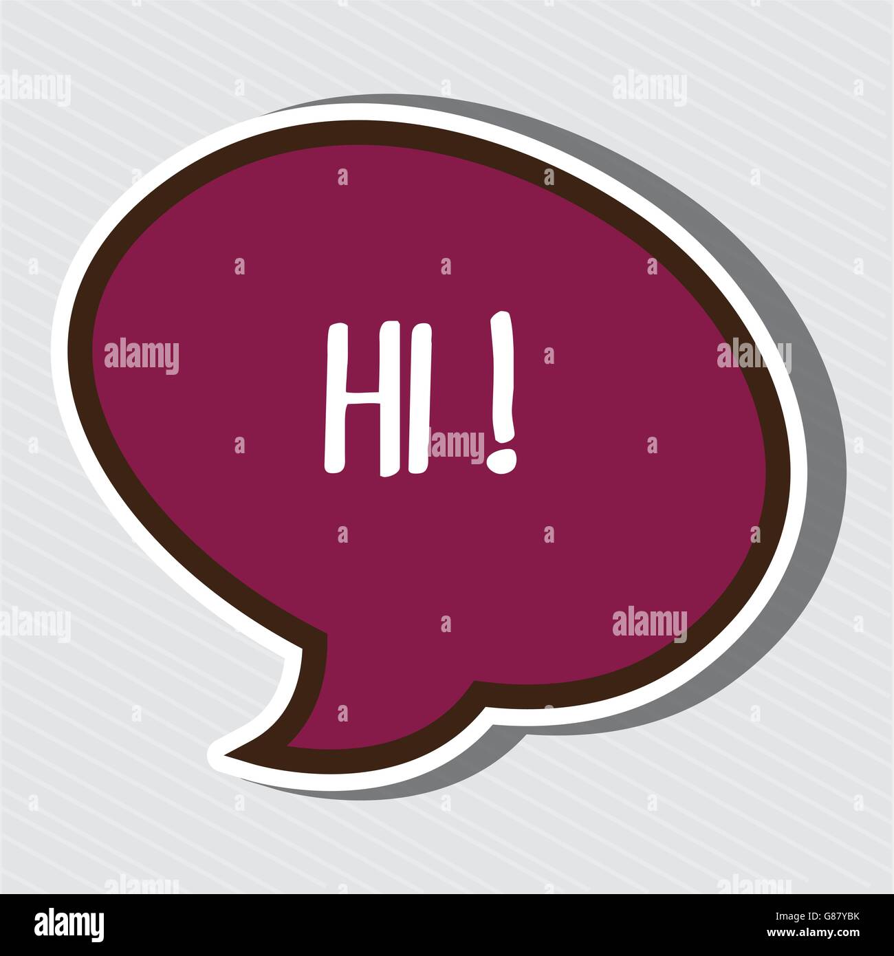 bubble text message design Stock Vector Image & Art - Alamy