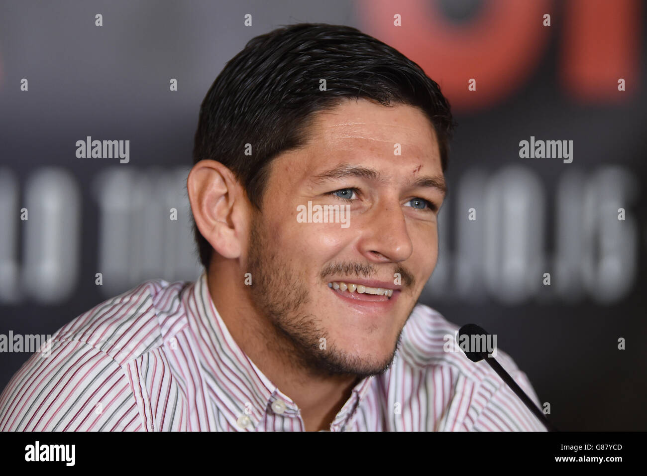 Jamie mcdonnell during a press conference at sheffield city hall hi-res ...