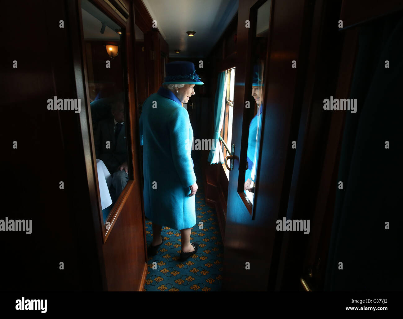 Queen Elizabeth II, on the day she becomes Britain's longest reigning ...