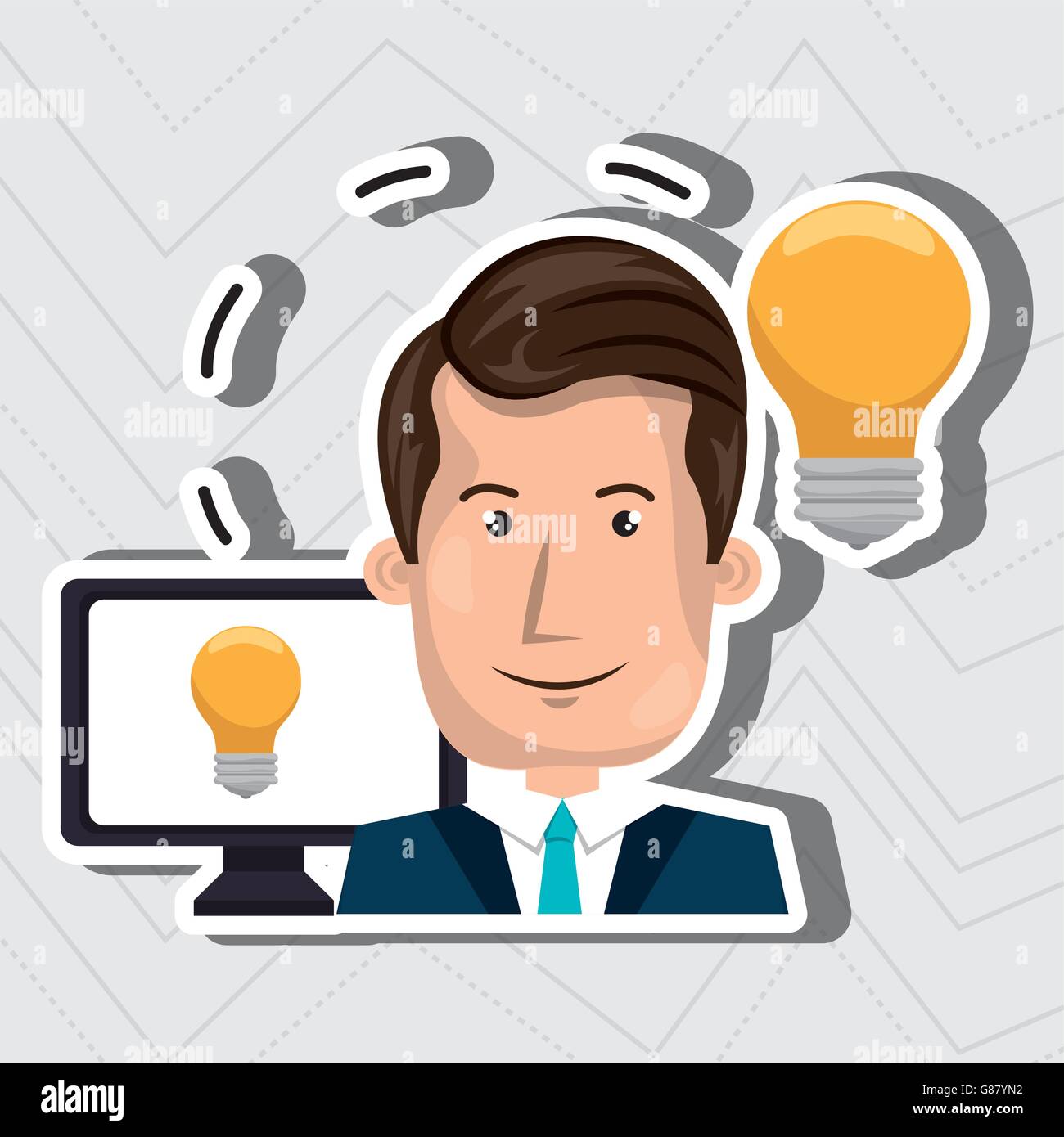 computer user design Stock Vector Image & Art - Alamy