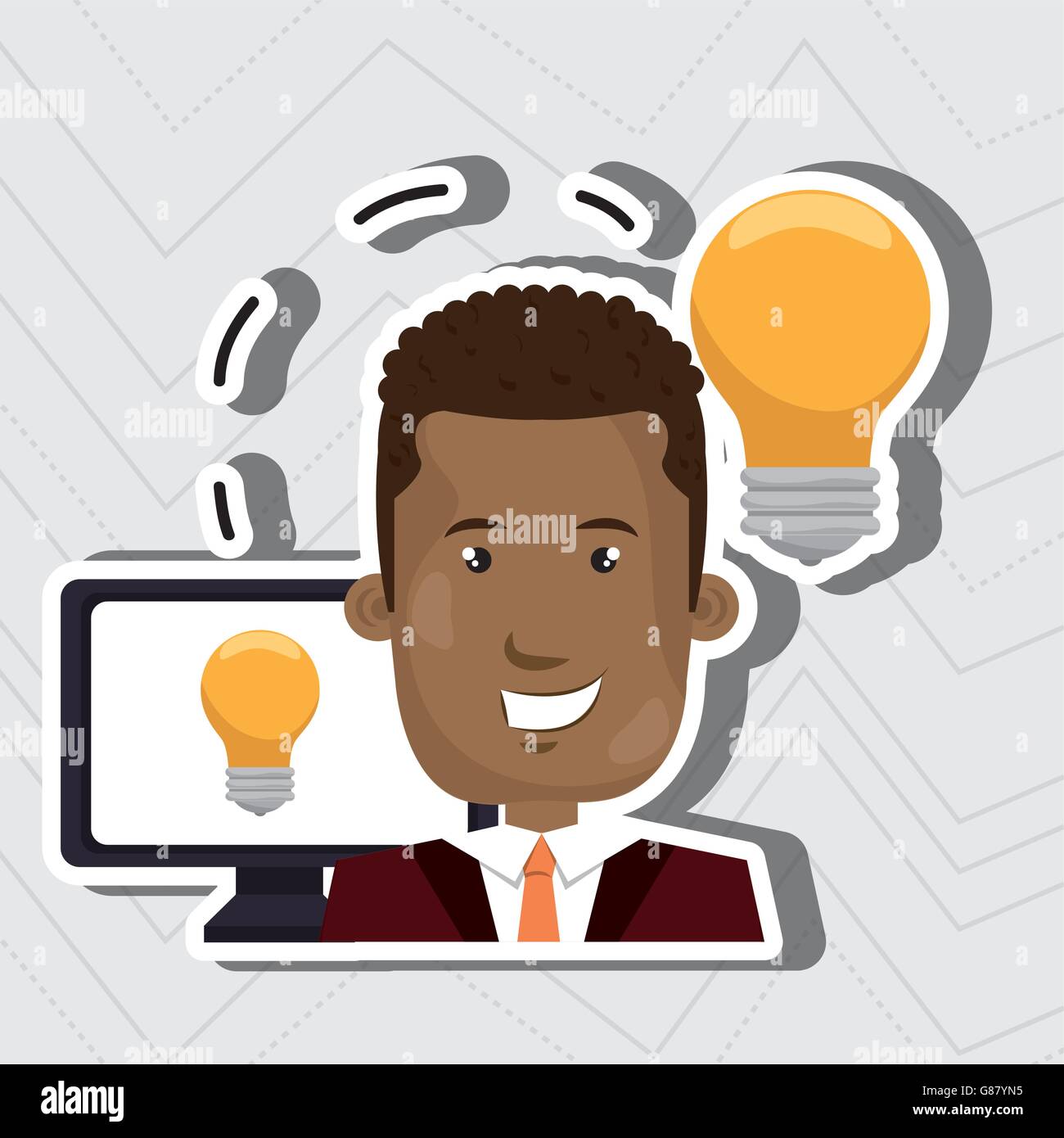 computer user design Stock Vector Image & Art - Alamy