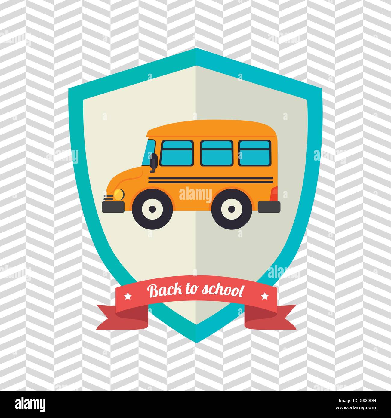 shield back to school design Stock Vector Image & Art - Alamy