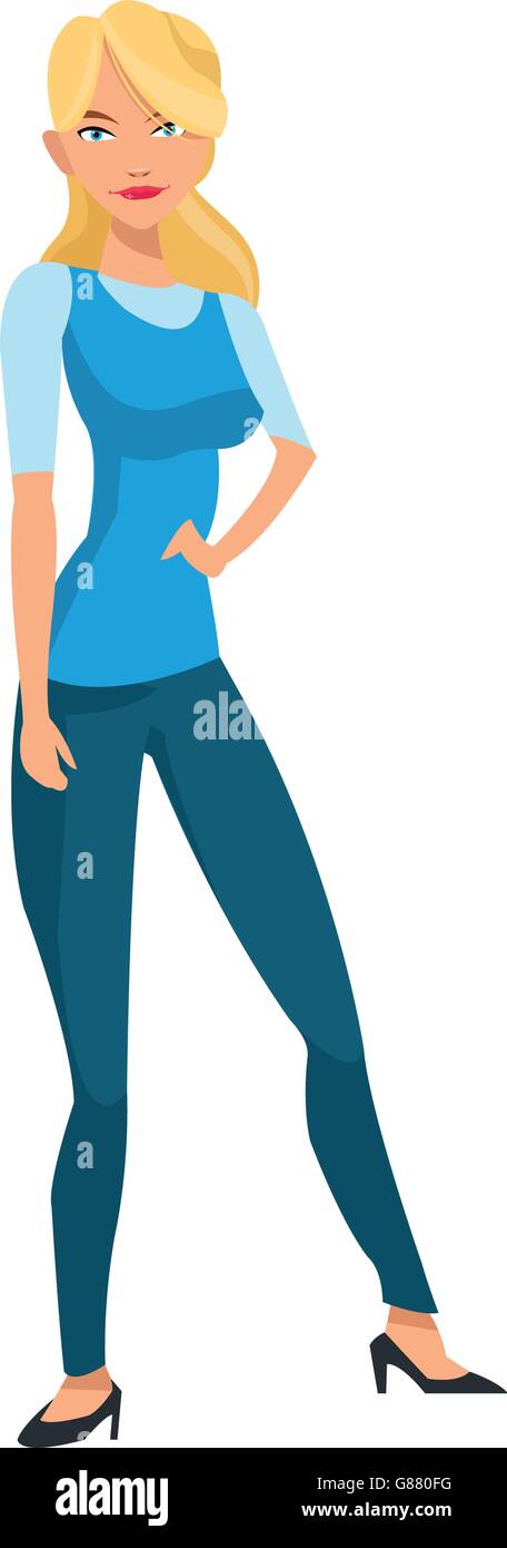 woman standing icon Stock Vector Image & Art - Alamy