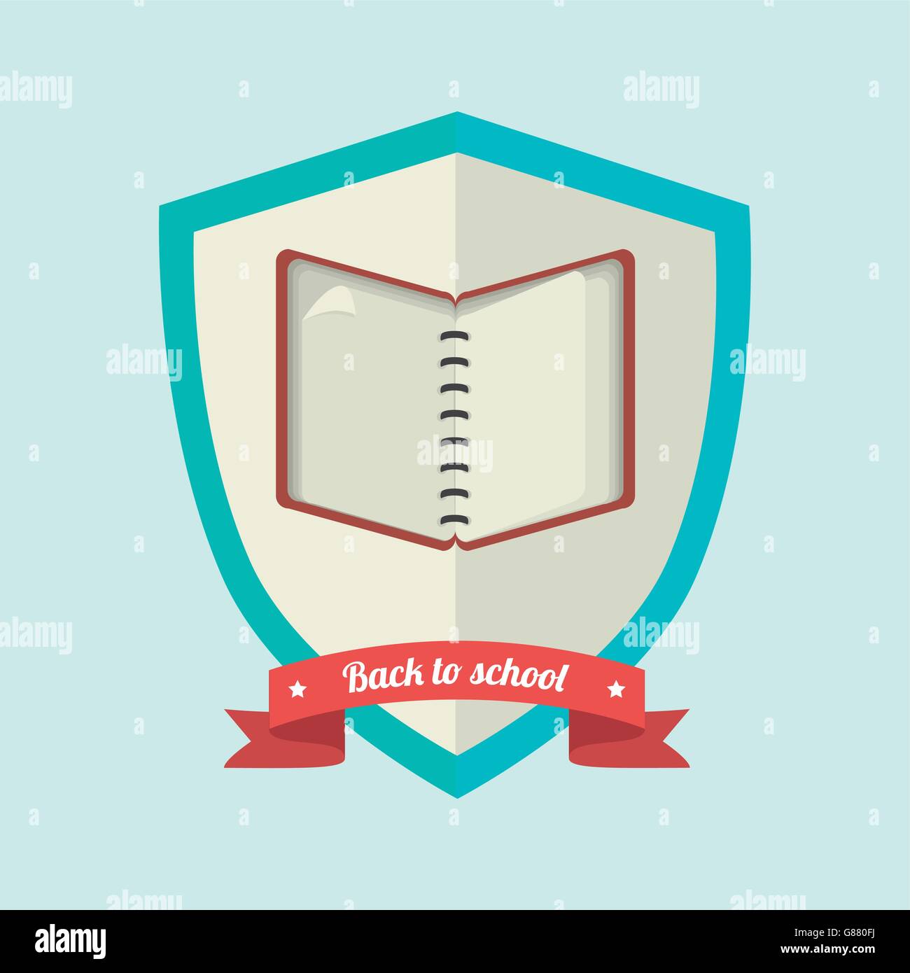 shield back to school design Stock Vector Image & Art - Alamy
