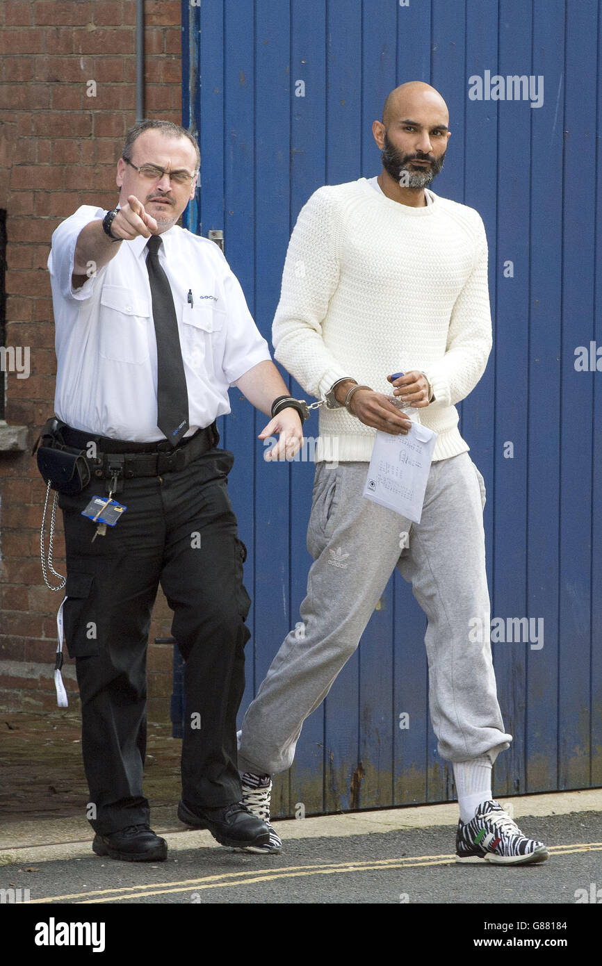 Minesh Parbat, 36, leaves Lewes Crown Court after being sentenced to ...