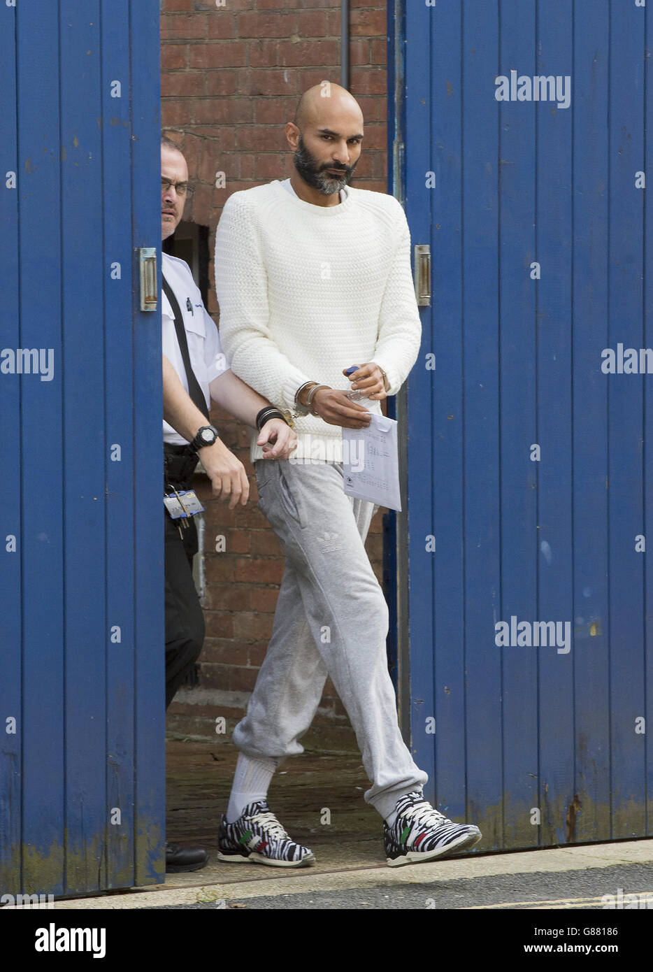 Minesh Parbat, 36, leaves Lewes Crown Court after being sentenced to ...