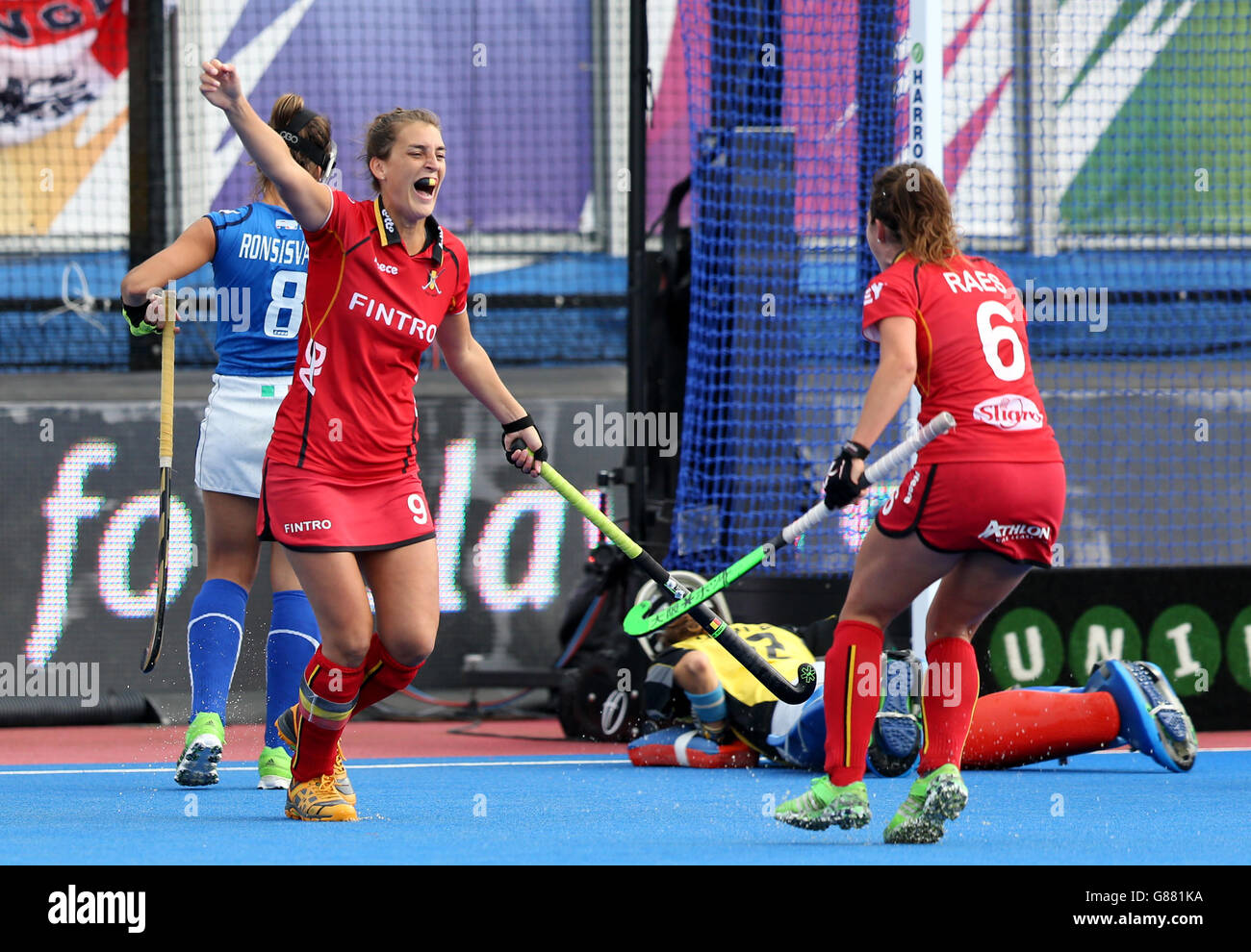 Hockey 2015 Unibet Euro Hockey Championships - Pool C - Belgium v Italy ...