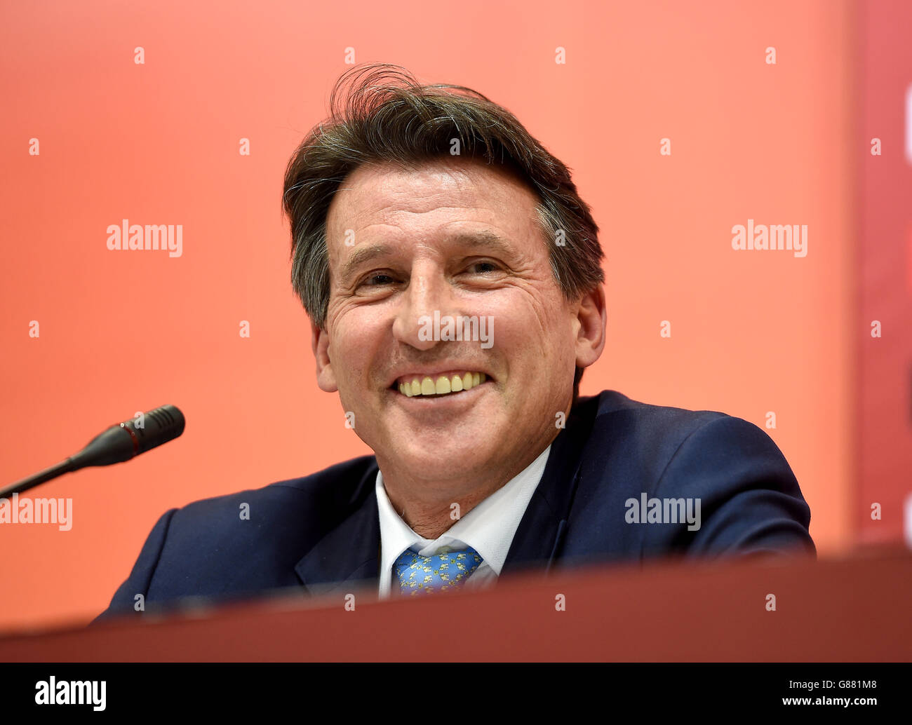 Iaaf president sebastian coe hi-res stock photography and images - Alamy