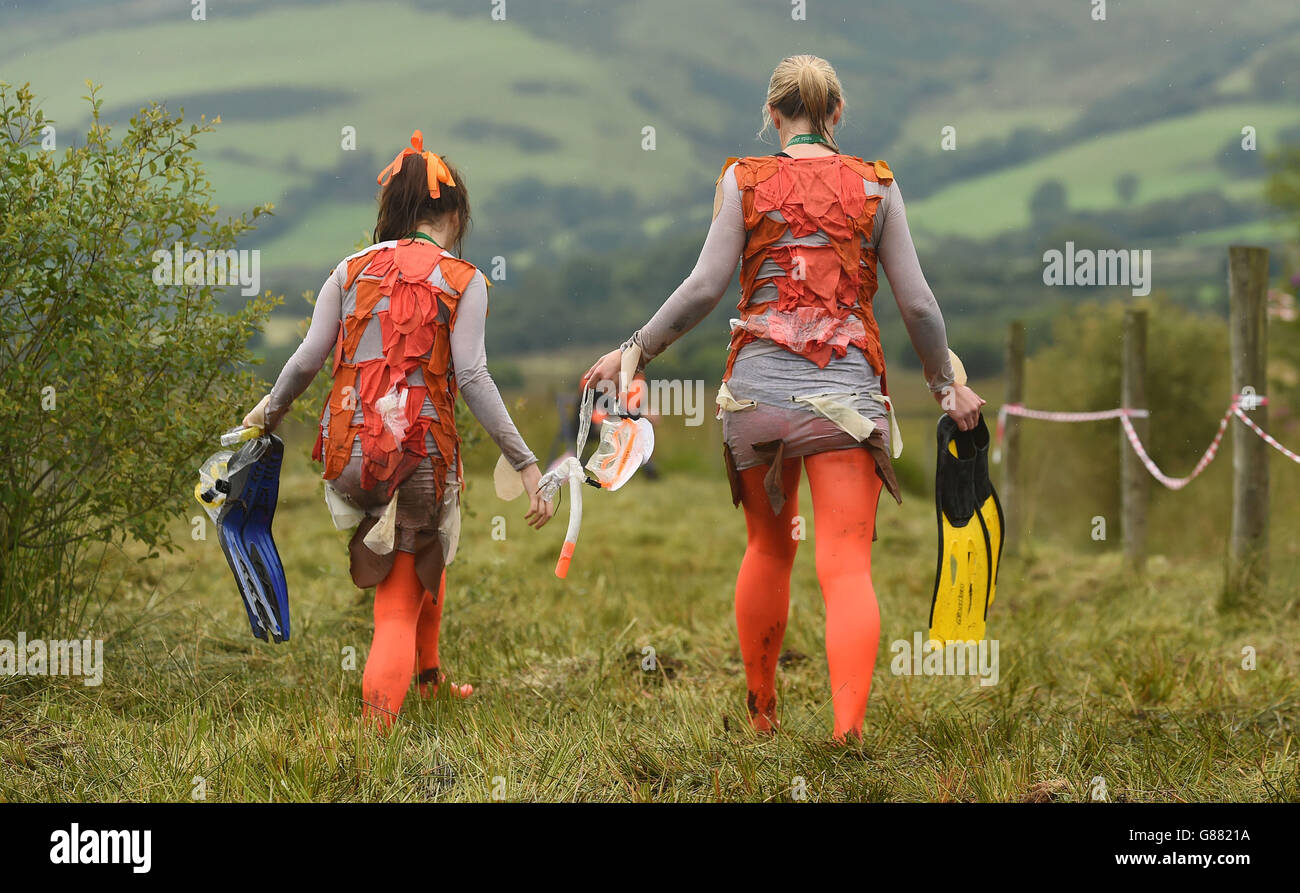 Jade Edwards (left) and Jade Parker (right) after taking part in the ...