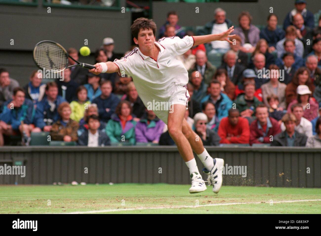 Wimbledon Tennis Championships. Tim Henman Stock Photo - Alamy