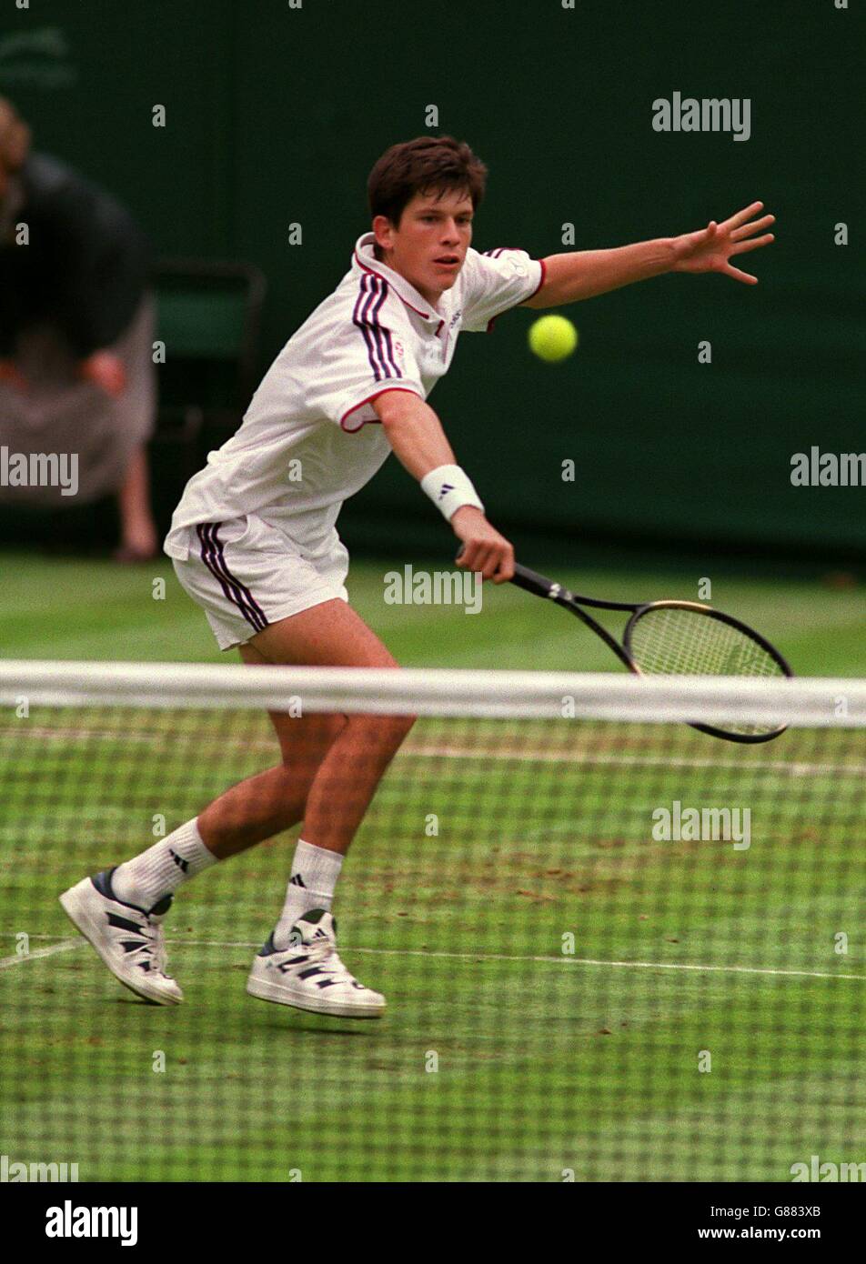 Wimbledon Tennis Championships. Tim Henman Stock Photo - Alamy