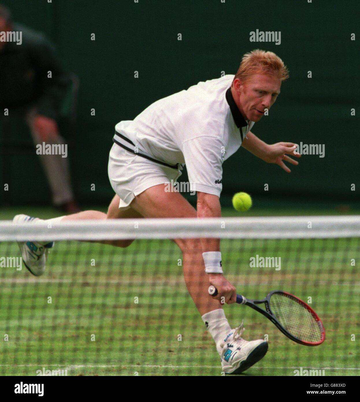 Wimbledon Tennis Championships. Boris Becker Stock Photo - Alamy