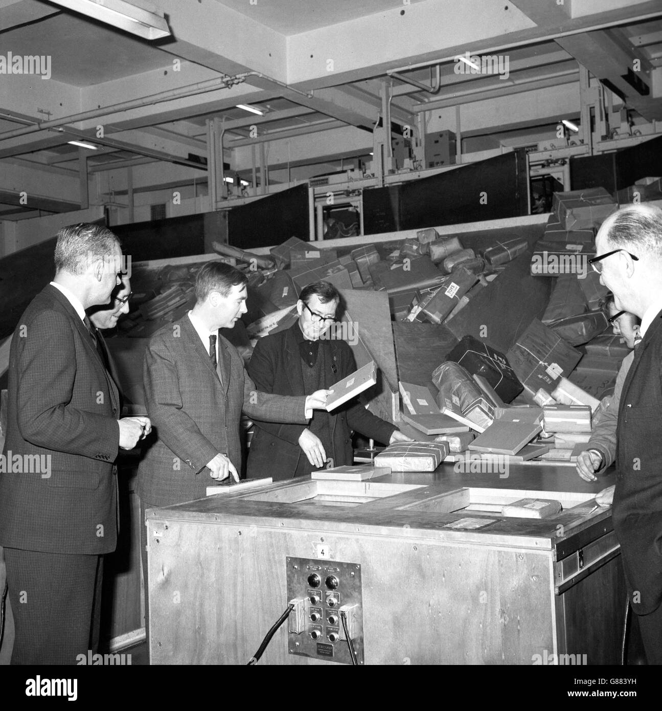 Rowland GP Hill (left), great grandson of Sir Rowland Hill, originator ...