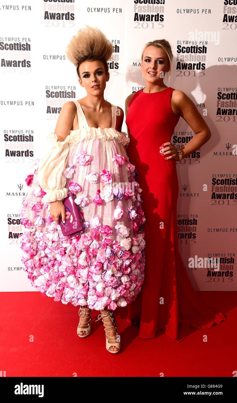 Valentina Hartmann (right) and Tallia Storm attending the Scottish ...