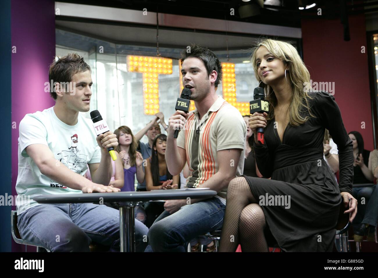 MTV's TRL - Total Request Live - Leicester Square Stock Photo - Alamy