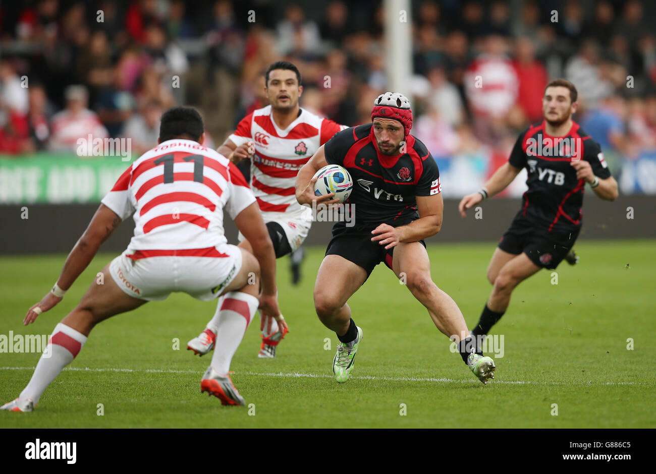 Georgia's Merab Sharikadze during the World Cup Warm up match at ...