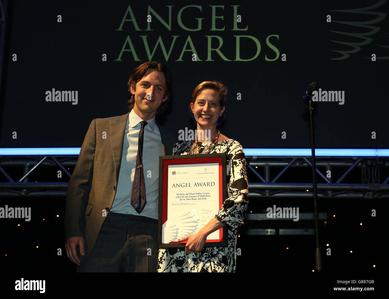 Nicholas and Dinah Ashley-Cooper, 12th Earl and Countess of Shaftesbury ...