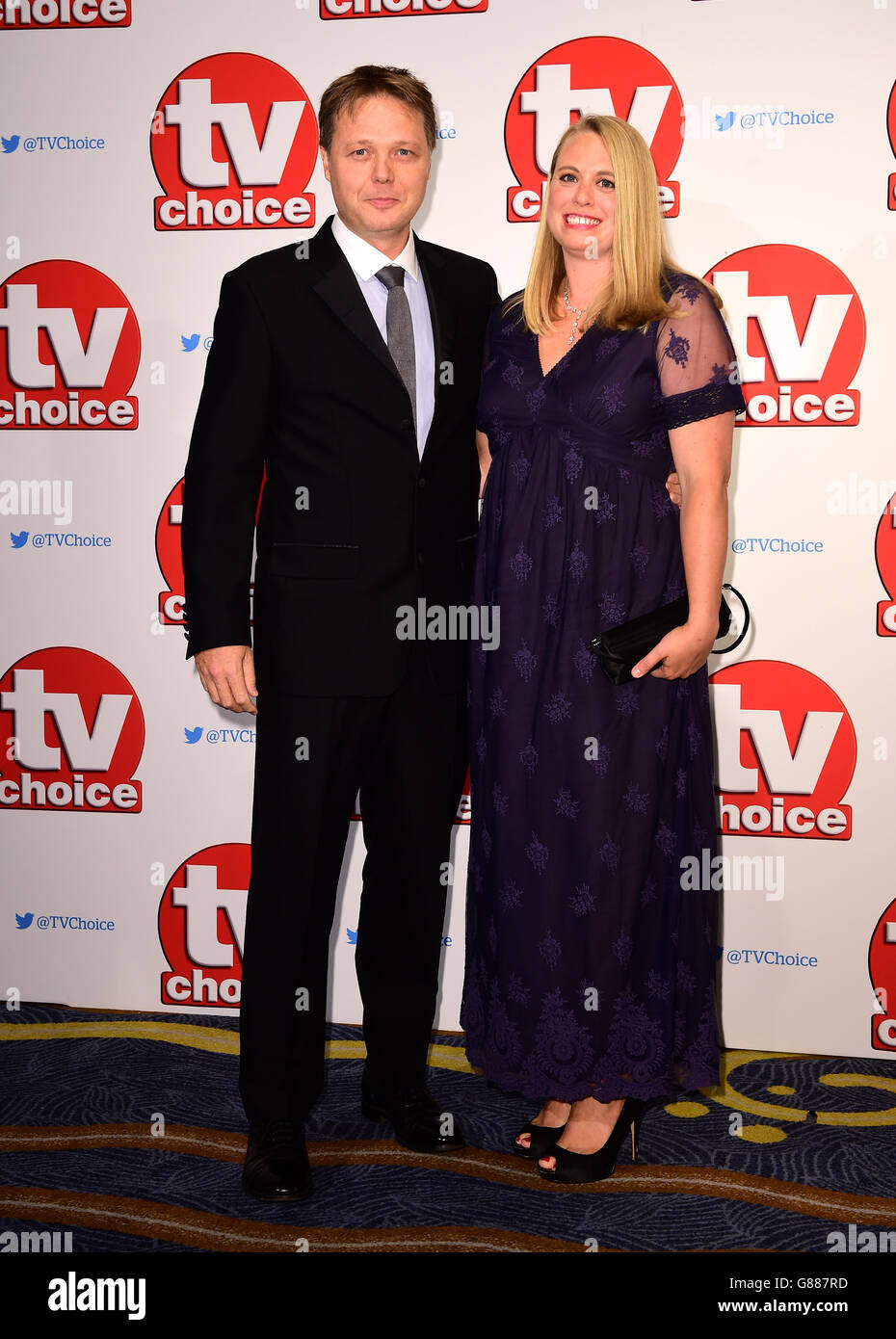Shaun Dooley and Polly Cameron attending the 2015 TV Choice Awards at ...
