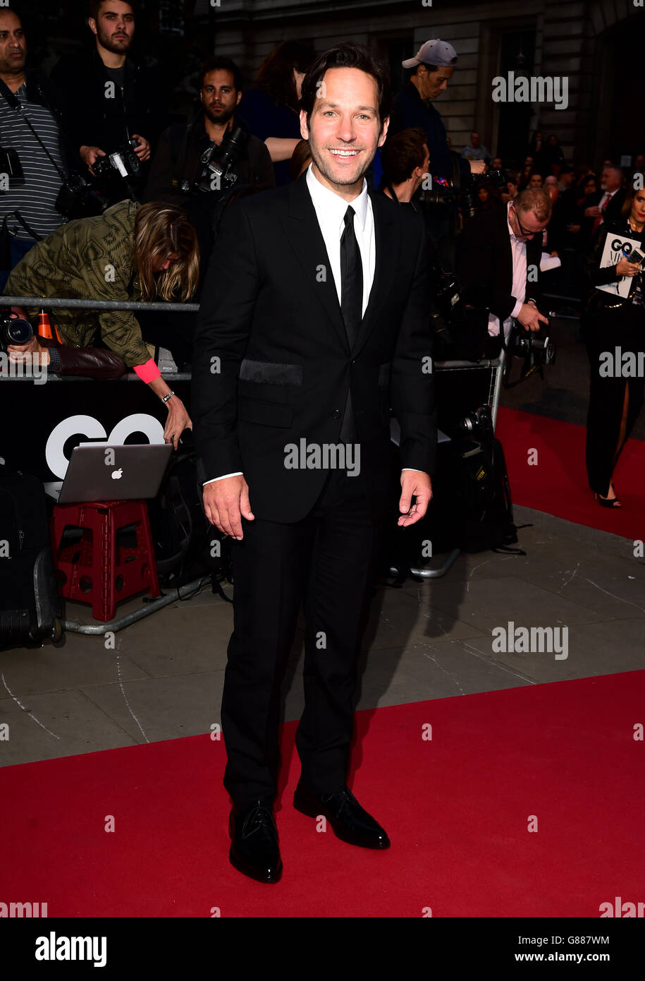 Paul Rudd attending the 2015 GQ Men of the Year Awards at the Royal ...